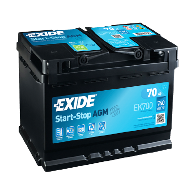Akumulator Exide EK700 Start-Stop AGM 12V 70Ah 760A – LitiCo d.o.o. Niš