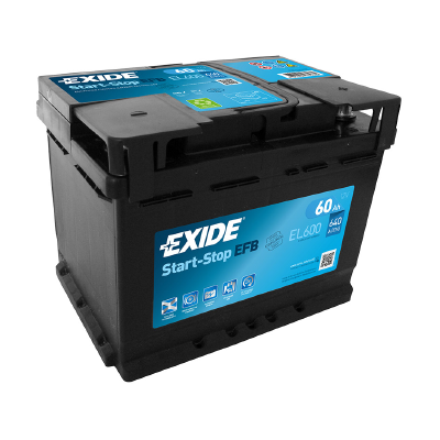 Akumulator Exide EL600 Start-Stop EFB 12V 60Ah 640A – LitiCo d.o.o. Niš